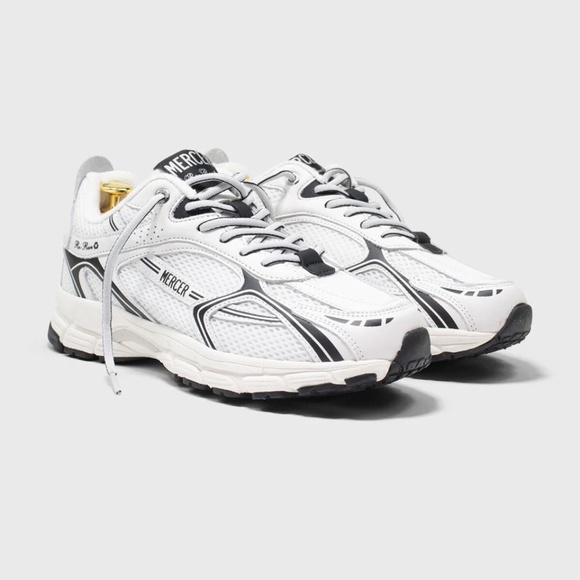Mercer | Shoes | Mercer The Re Run Black And White Sneakers 37 | Poshmark